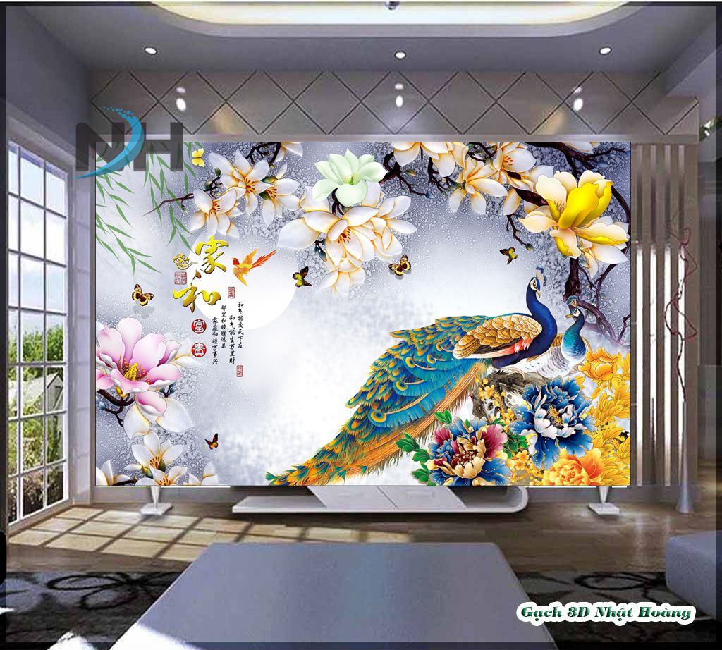 Tranh nhựa 3D PVC - Sản phẩm giúp đổi mới cho bức tường nhà bạn